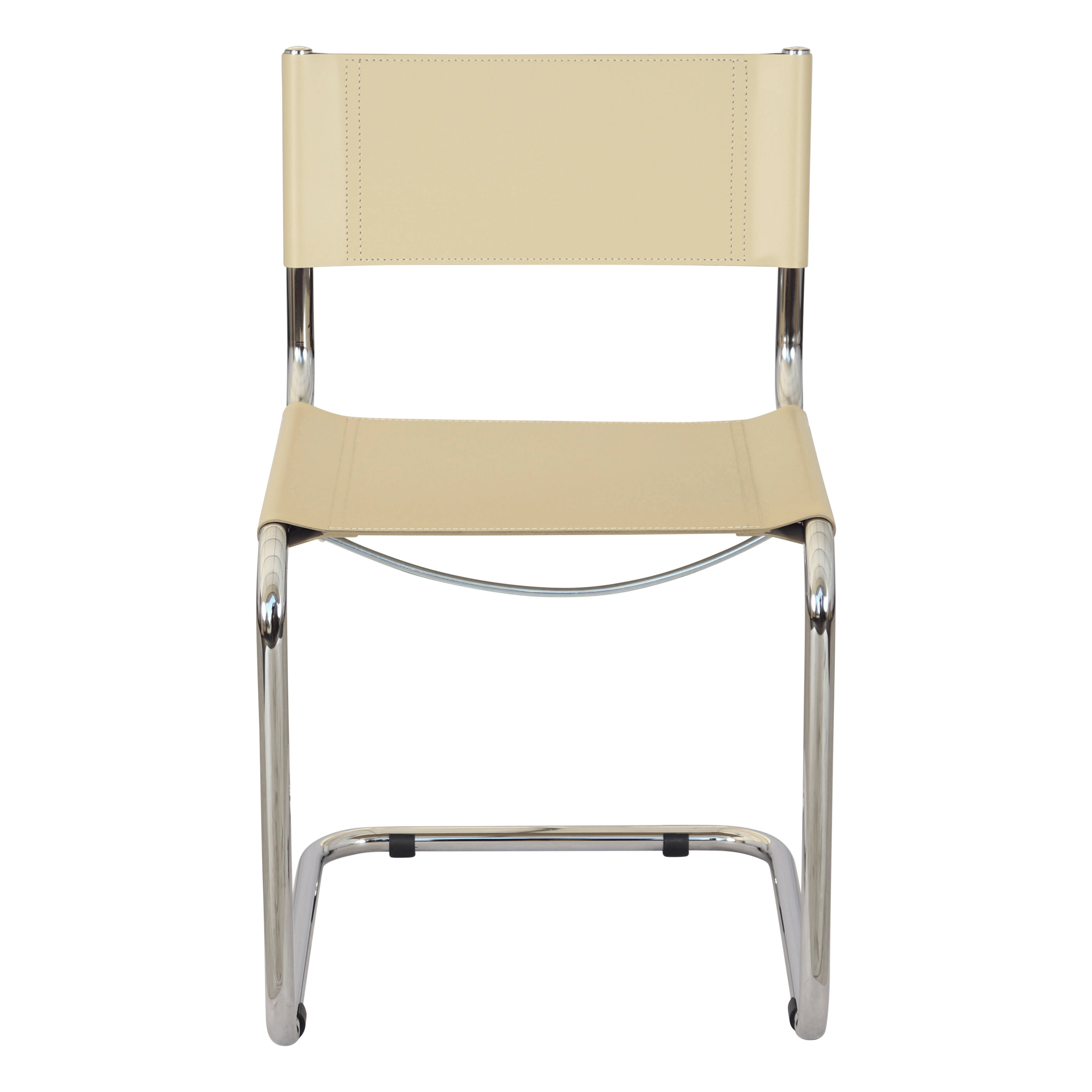 Breuer Chair Company Mart Stam Cantilever Side Chair w/ Chrome-Plated ...
