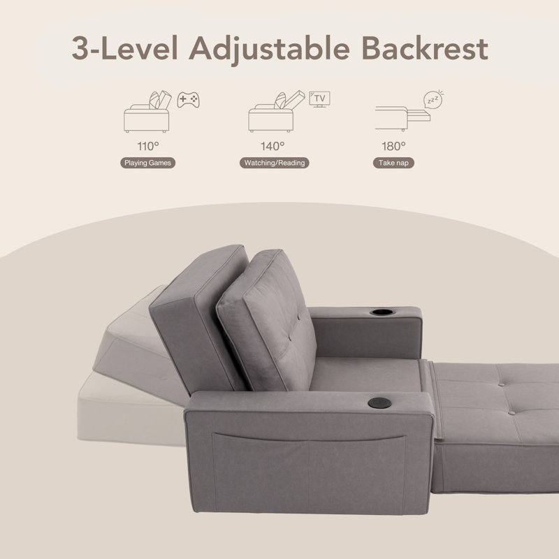 Latitude Run® Dedria 41'' Wide Convertible Chair | Wayfair