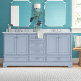 Wayfair | 72 Inch Blue Bathroom Vanities You'll Love in 2023