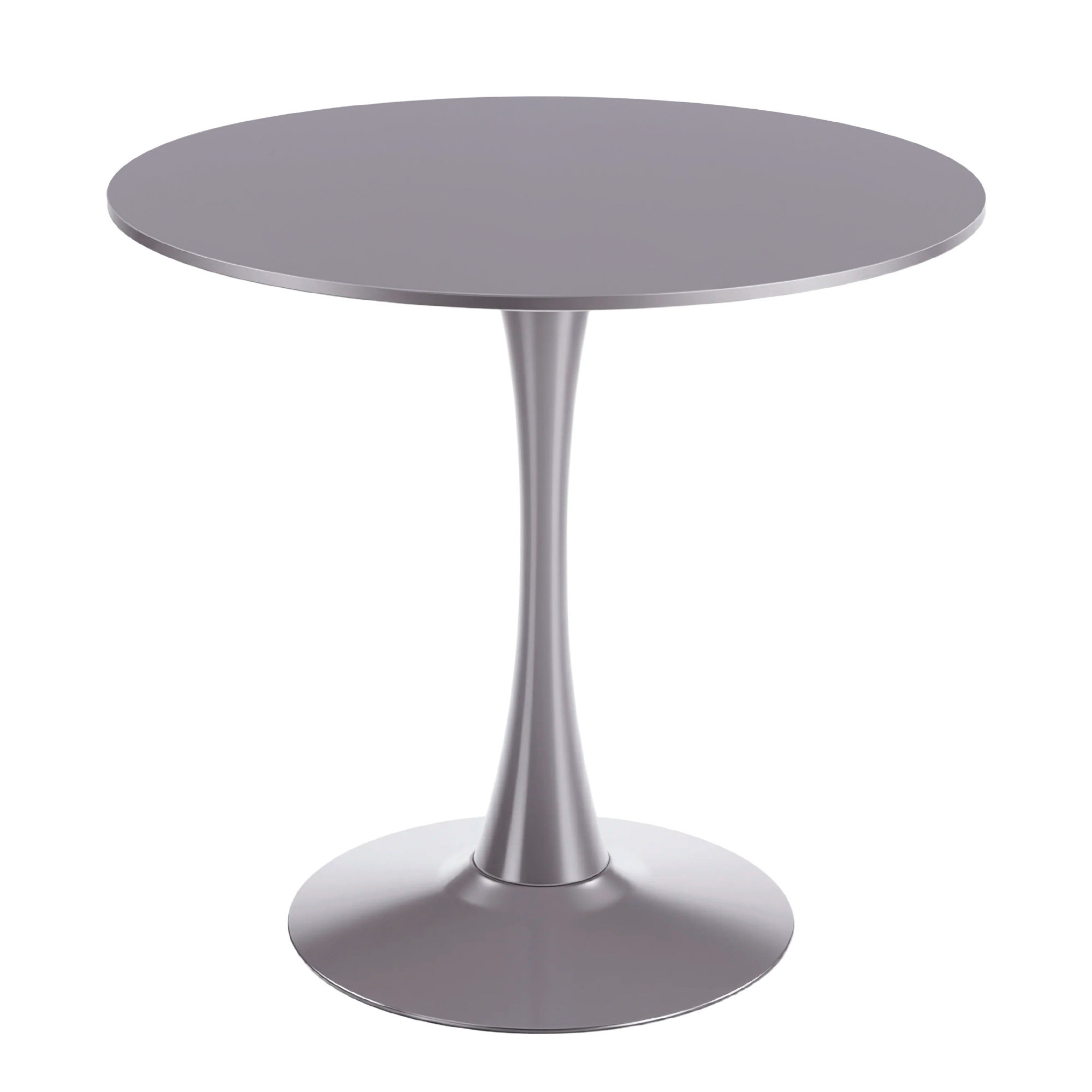 Wrought Studio™ 31.5" GREY COLOR TOP Table Mid-century Dining Table for ...