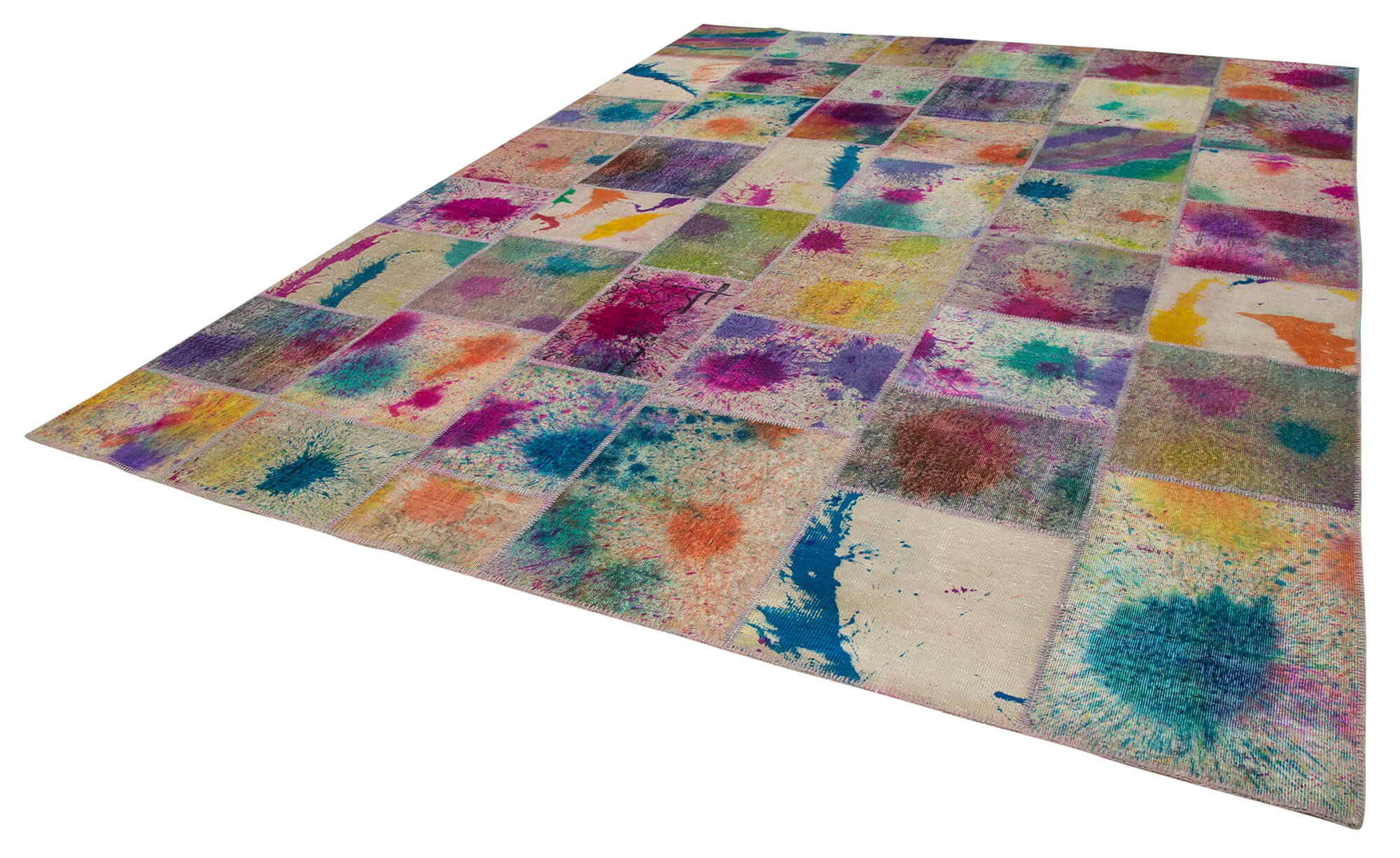 Bungalow Rose Amillano Patchwork Machine Woven Rectangle 9'11" x 13'4 ...