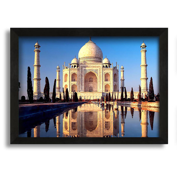Ebern Designs Taj Mahal Agra India - Single Picture Frame Art Prints on ...