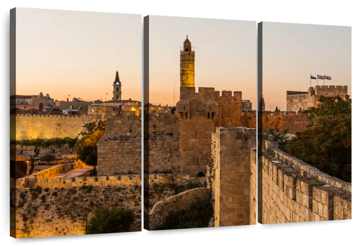 Ebern Designs Rorry Tower Of David At Sunset - Wayfair Canada