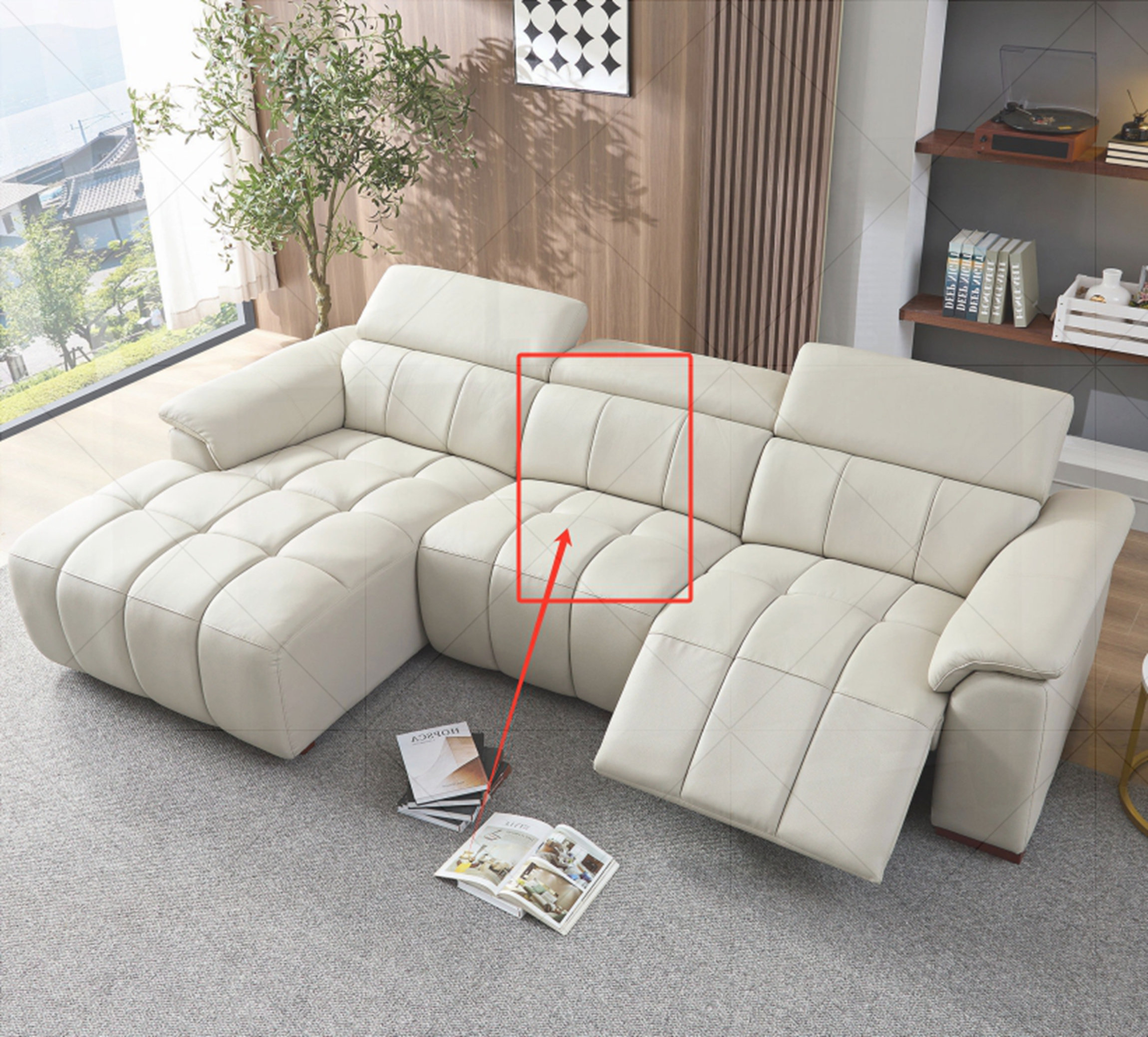 Ebern Designs Only Armless Left Chaise Part | Wayfair