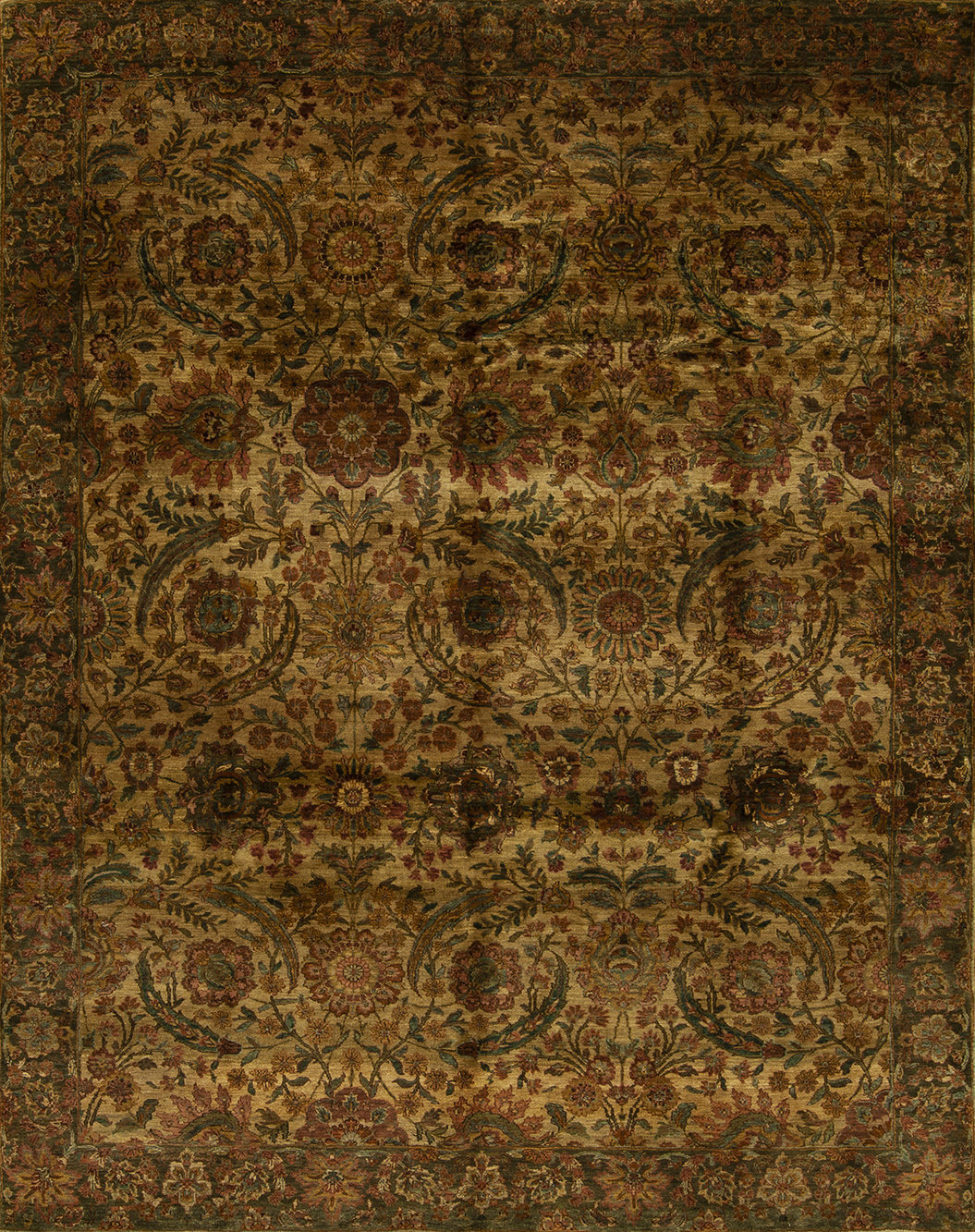 Samad Rugs One-of-a-Kind Parliament Hand-Knotted 2010s Rectangle 7'11 ...