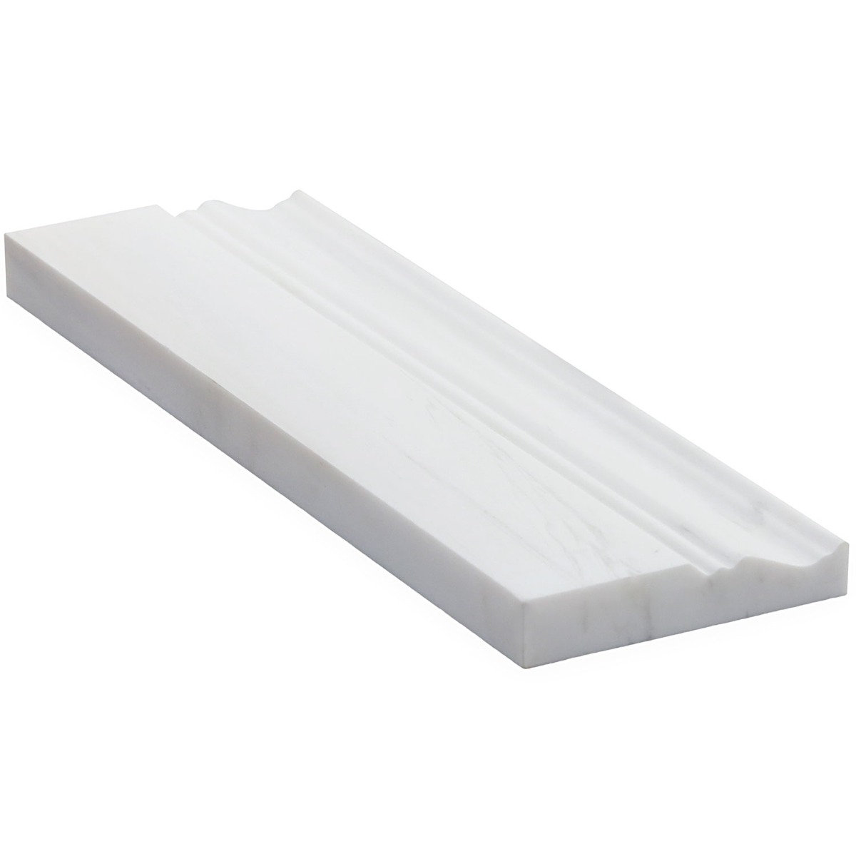 Bond Tile Bianco Dolomite 4 In. X 12 In. Honed Marble Base Moulding ...
