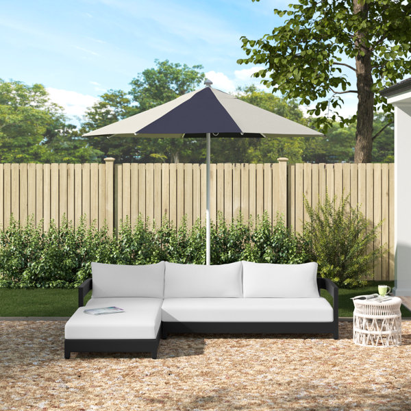 Joss & Main Everlee 98.4" Metal Outdoor Sectional & Reviews | Wayfair