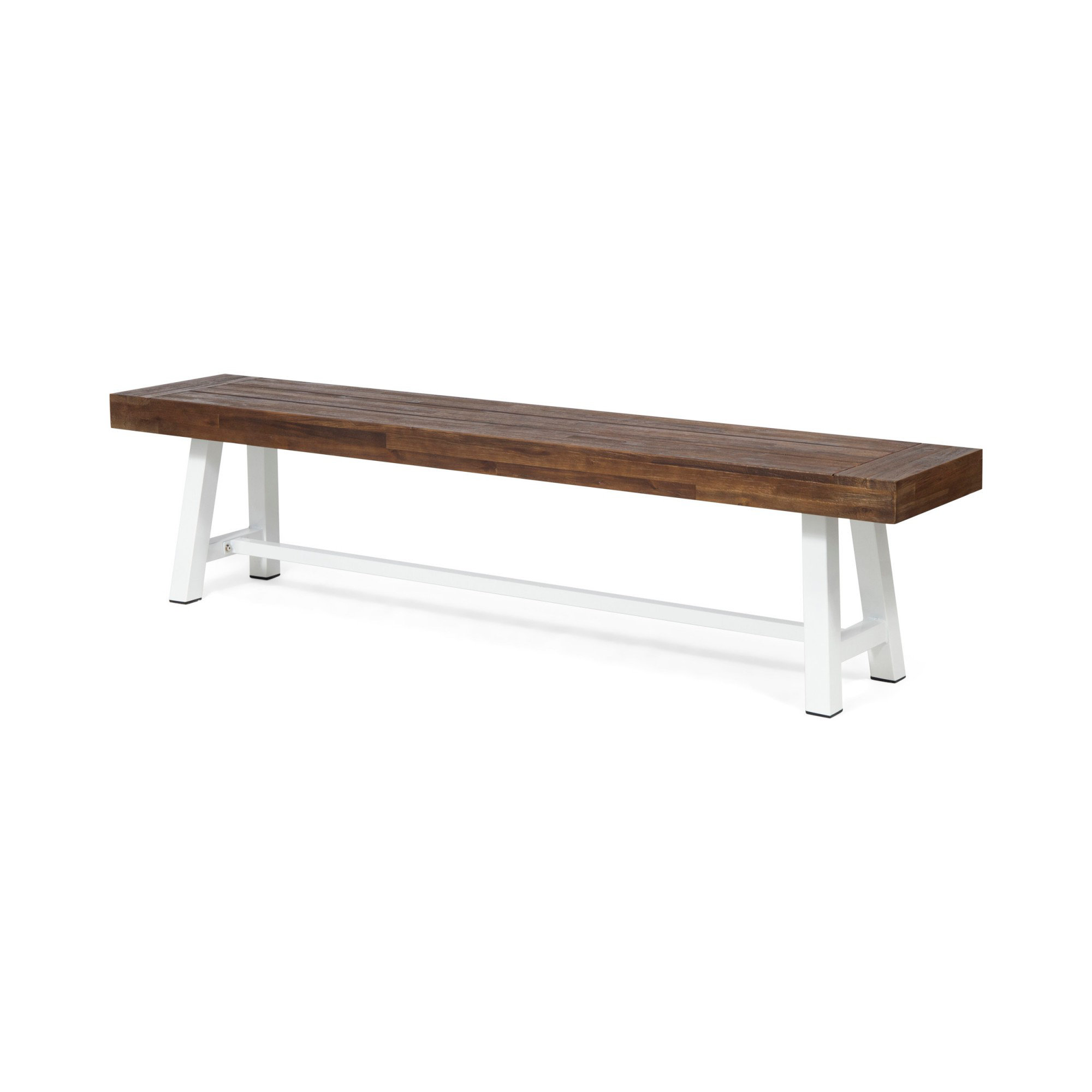 Latitude Run® Outdoor Iron Frame Picnic Bench - Wayfair Canada