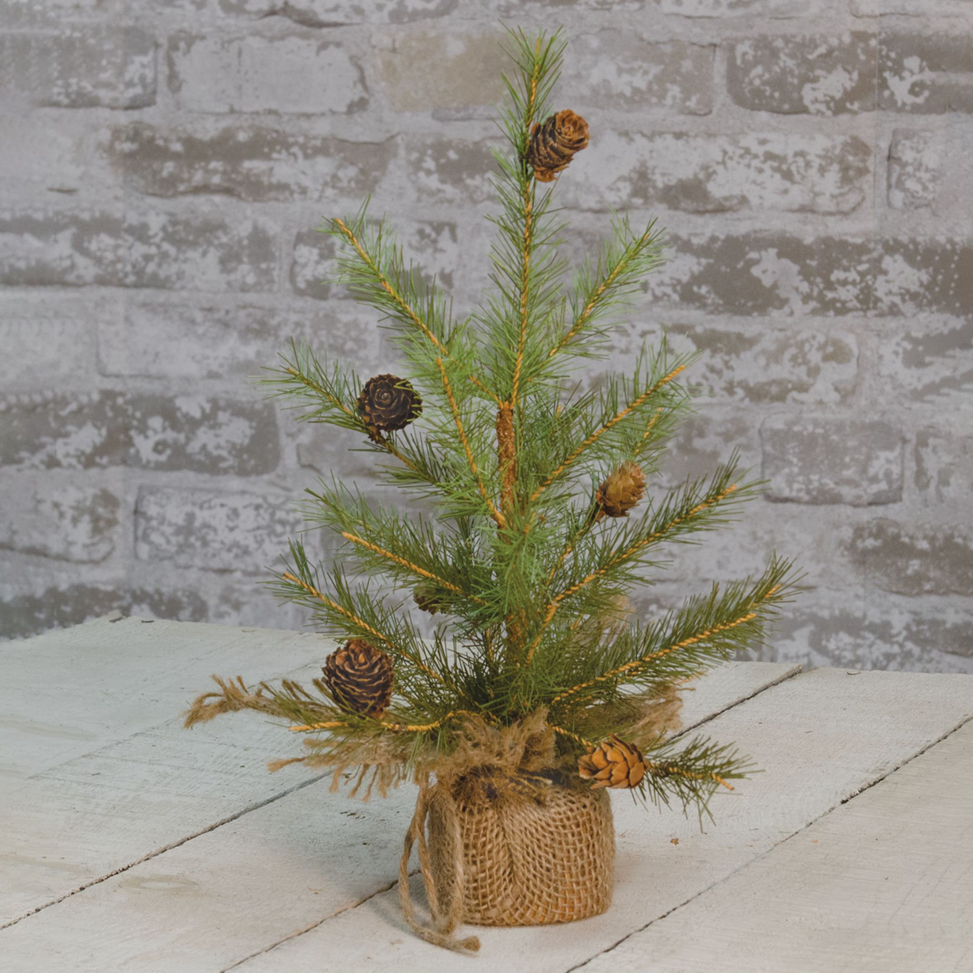 The Holiday Aisle® Artificial Pine Tree in Free Standing | Wayfair
