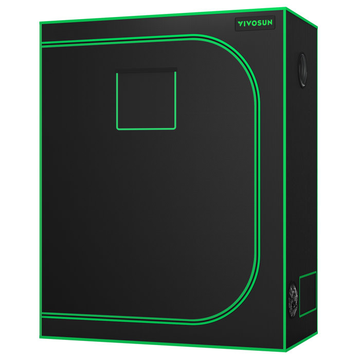 VIVOSUN High Reflective Mylar Grow Tent with Observation Window and ...