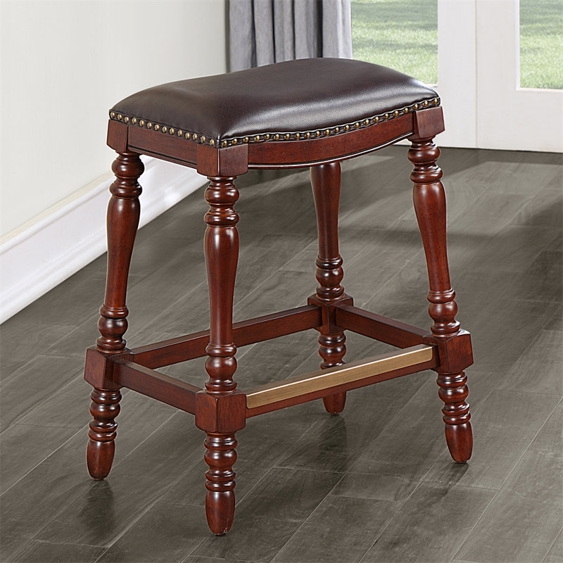 Darby Home Co Simonides Solid Wood Accent Stool | Wayfair