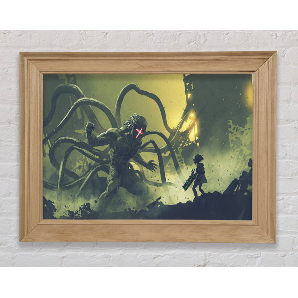 Bright Star Arms Of A Terror Man - Single Picture Frame Print | Wayfair ...