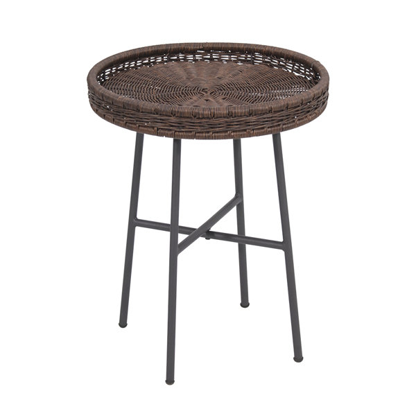 Bay Isle Home™ Fieldon Cross Legs End Table | Wayfair