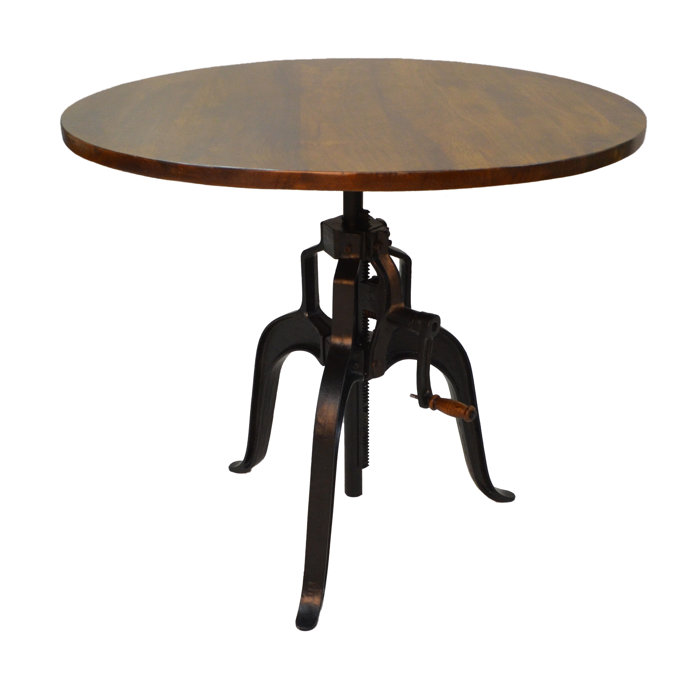 Williston Forge Jelinek Round Solid Wood Dining Table & Reviews | Wayfair