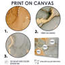 The Twillery Co.® Brown Luxury Abstract Fluid IV - Painting on Canvas ...
