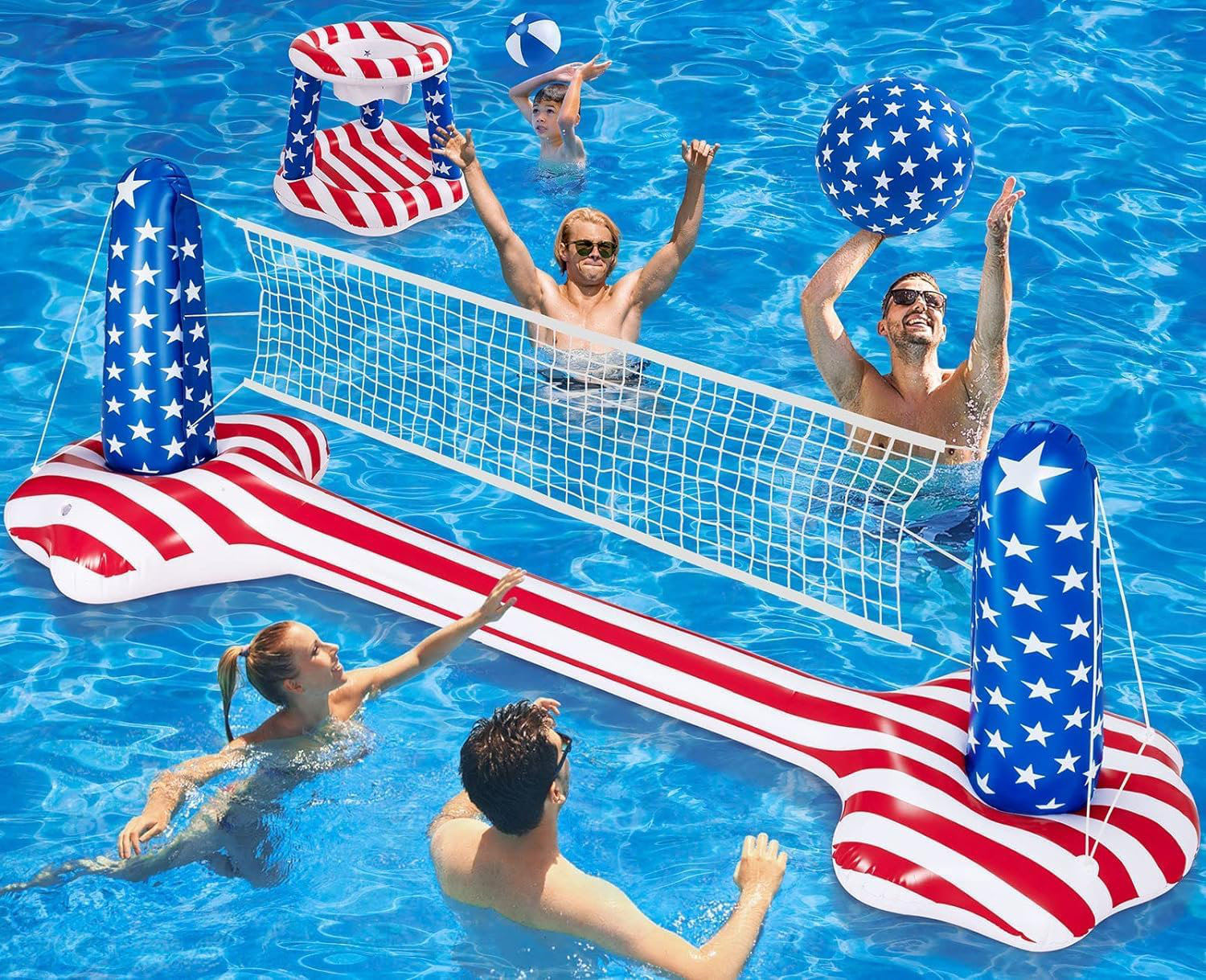 G & R PLUMBING ENTERPRISES, INC. 10.4' Larger Pool Volleyball Set ...