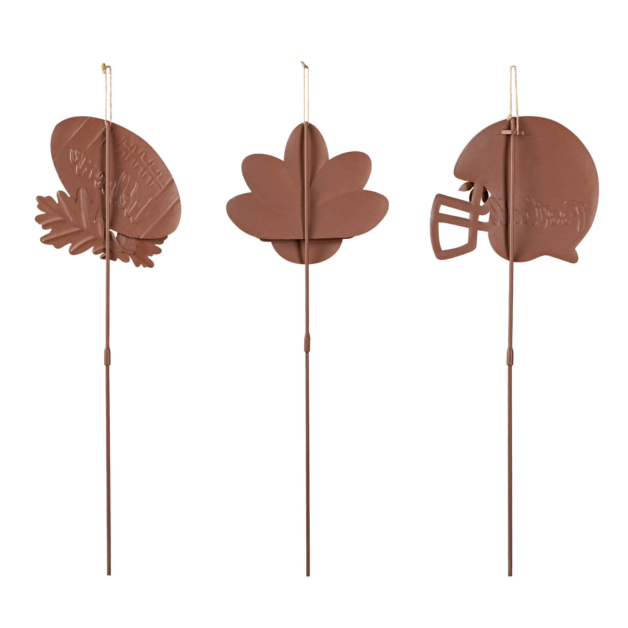 The Holiday Aisle® Thanksgiving Football Turkey Yard Stake | Wayfair