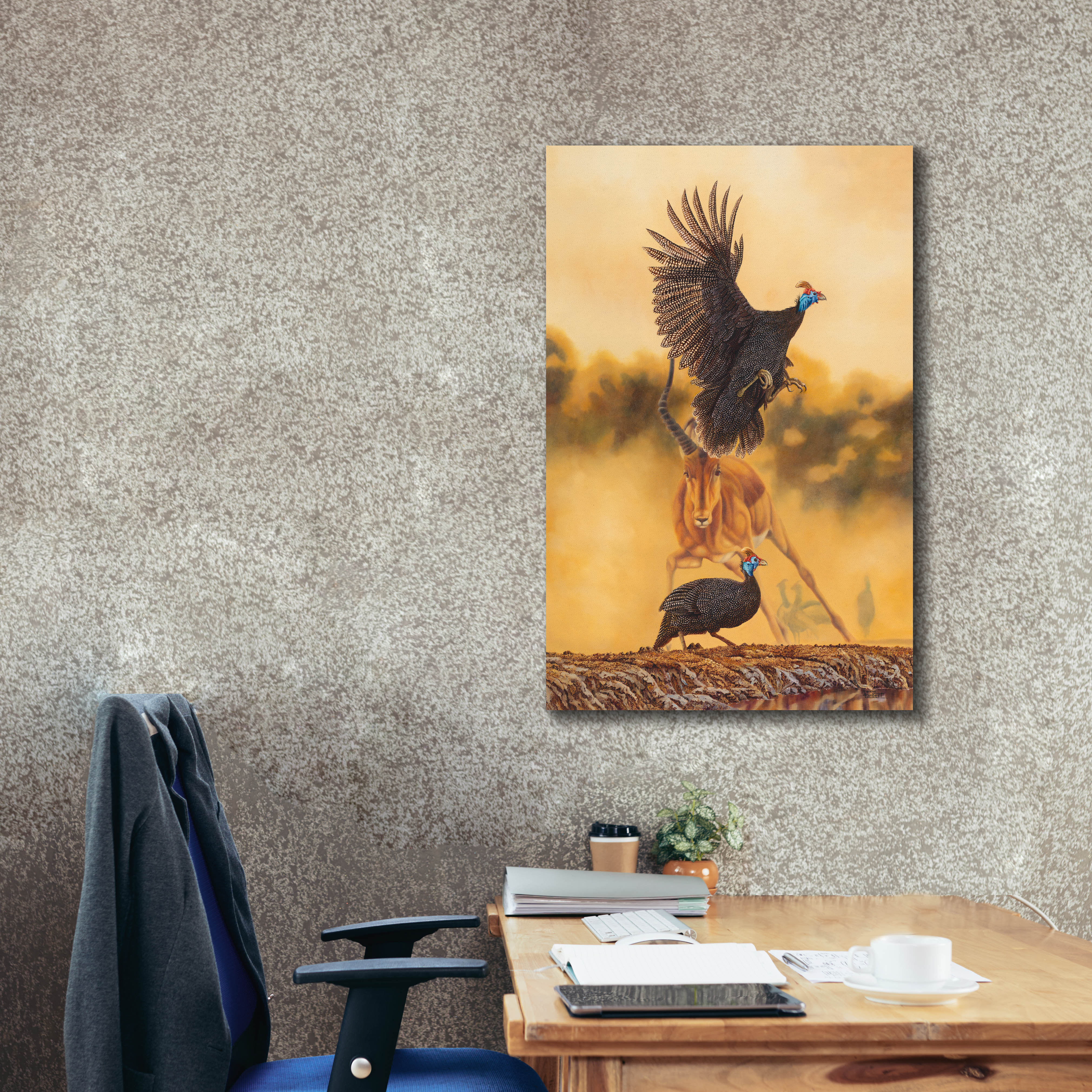 Gracie Oaks 'Fright Flight' by Delene Lambert Canvas Wall Art | Wayfair
