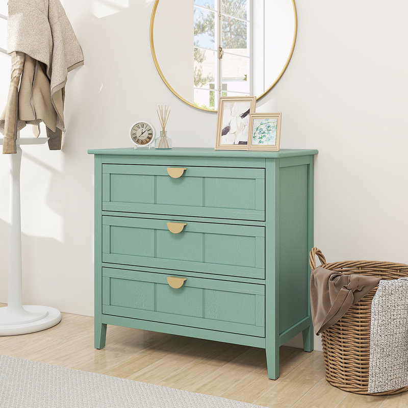 Winston Porter 3-Drawer Accent Storage Chest | Wayfair