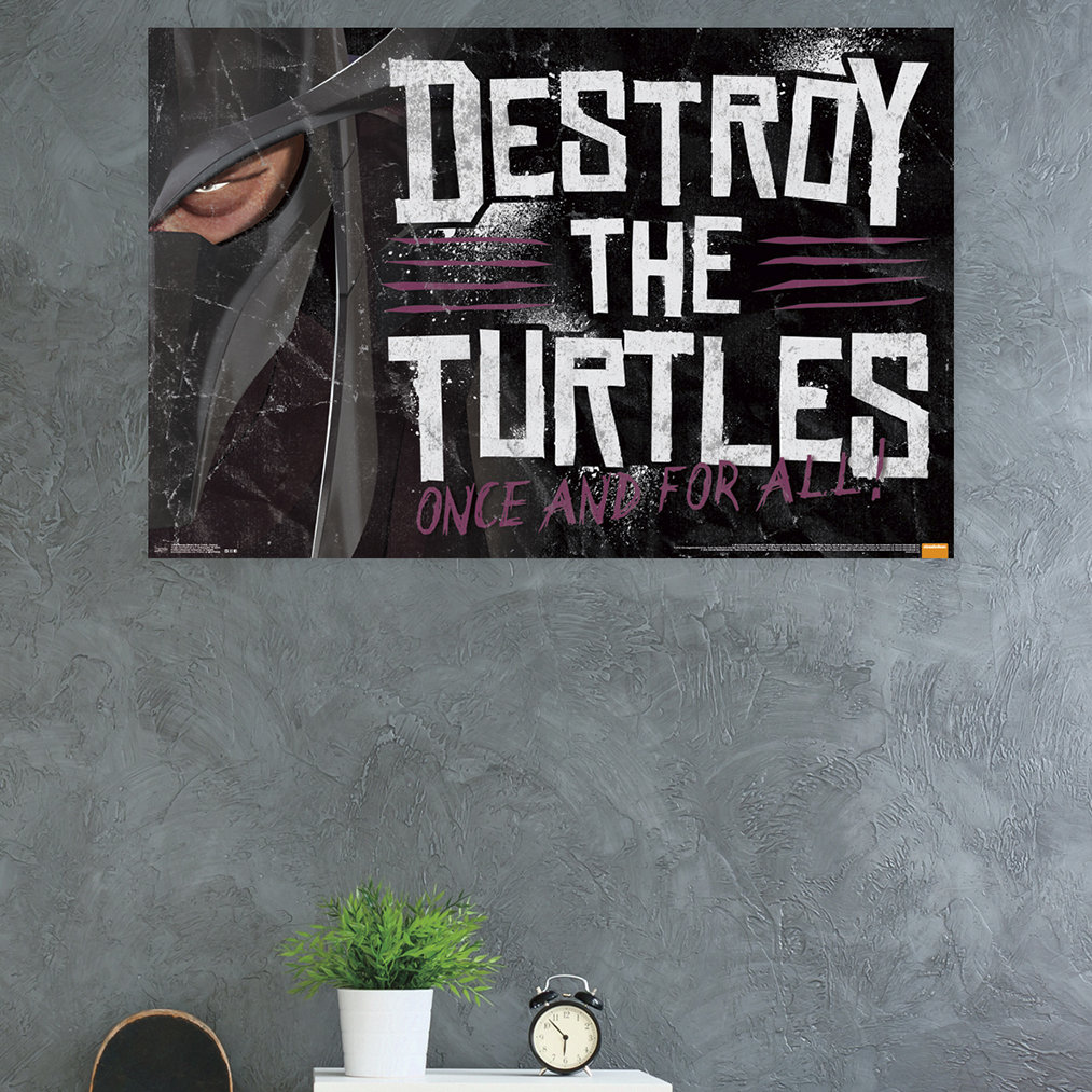 Trends International Teenage Mutant Ninja Turtles - Destroy Paper Print ...