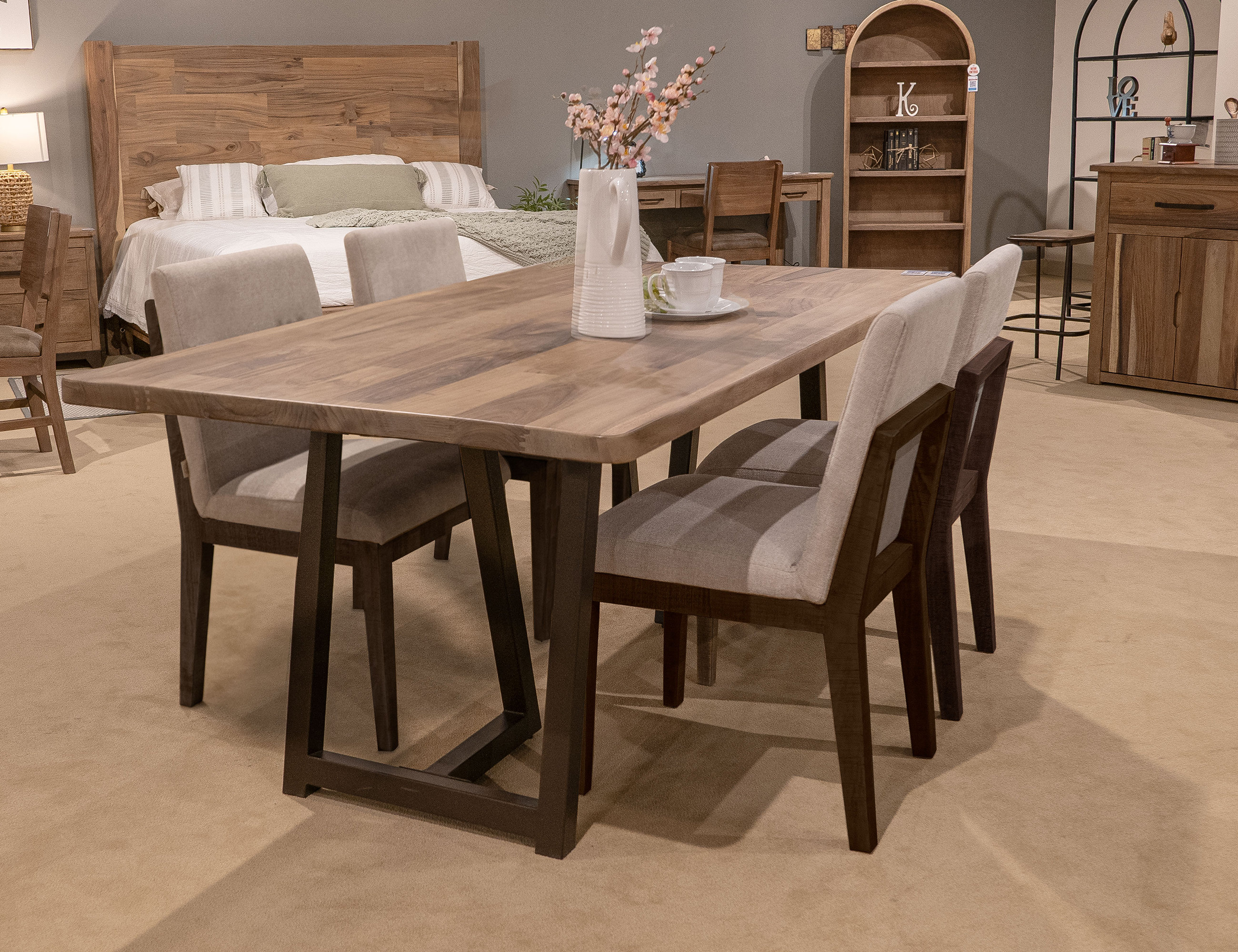 International Furniture Direct Natural Parota Dining Table - Wayfair Canada