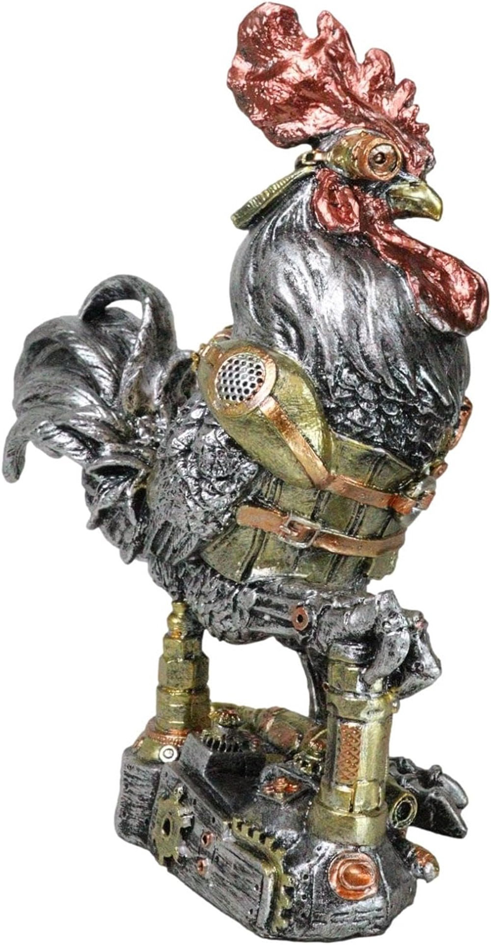 August Grove Steampunk Gearwork Robotic Cyborg Rooster Chicken In ...