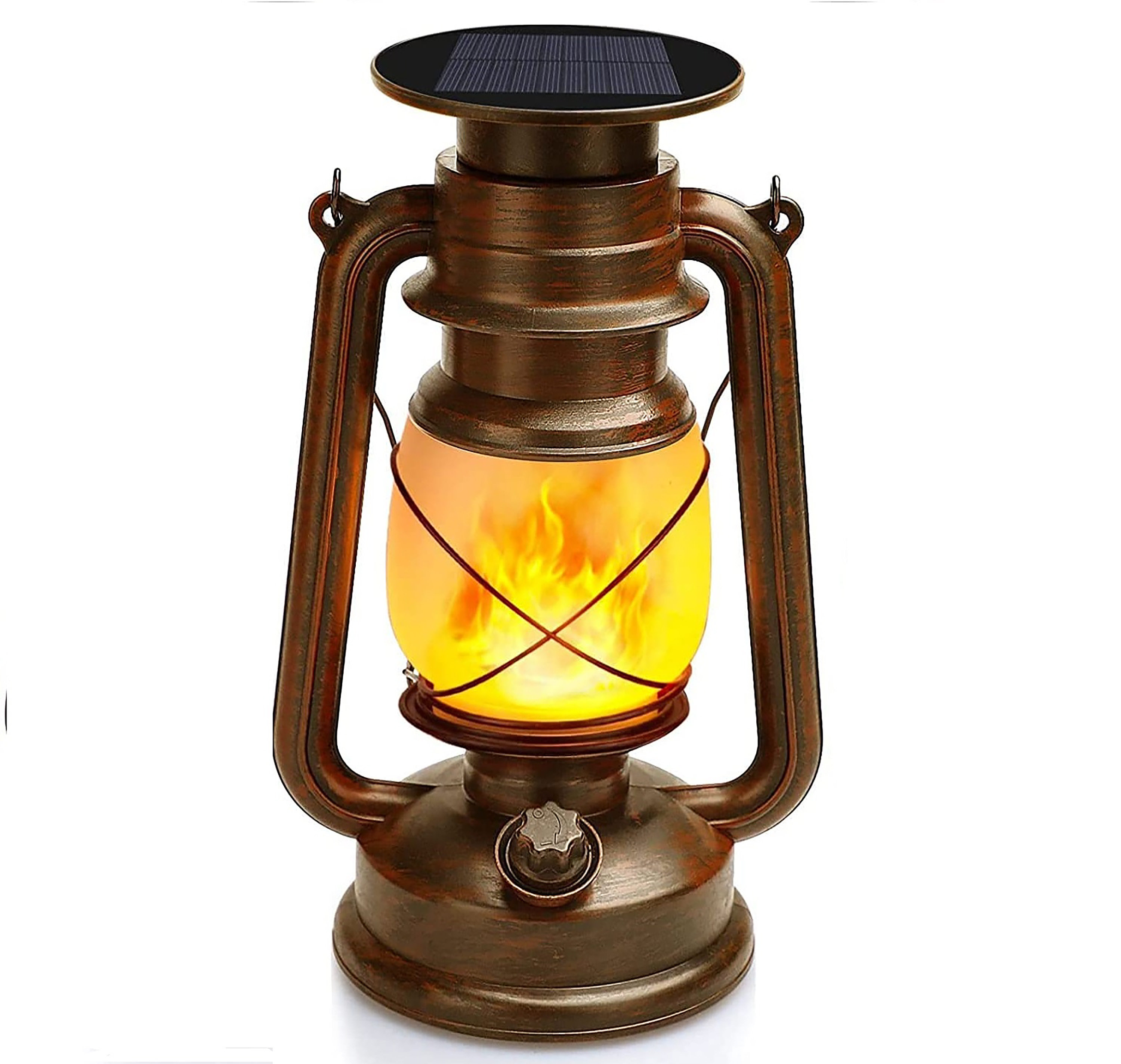 HoogaLife 10'' Battery Powered Integrated LED Color Changing Outdoor ...