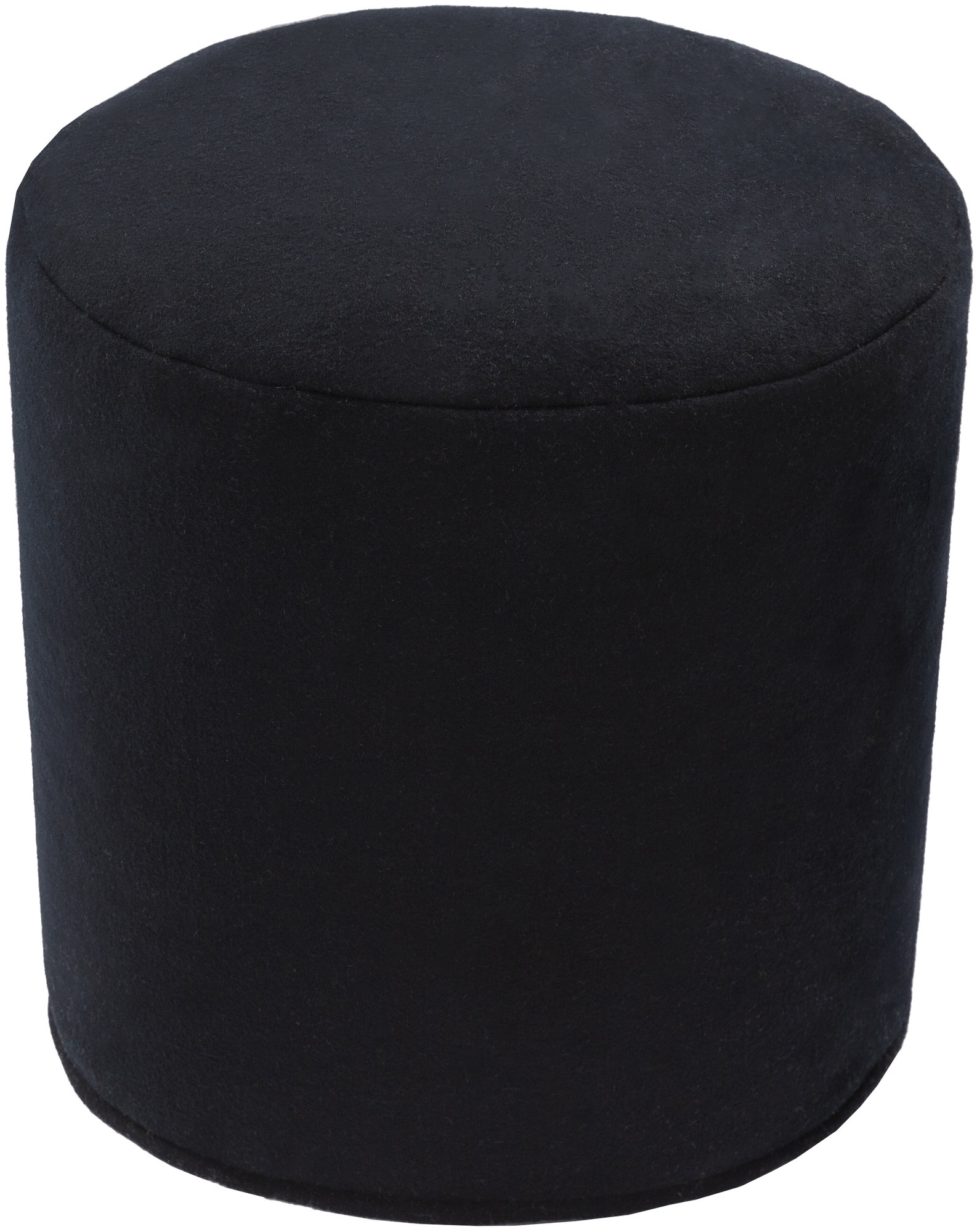 Ebern Designs Dombroski 17" Wide Round Pouf Ottoman & Reviews | Wayfair