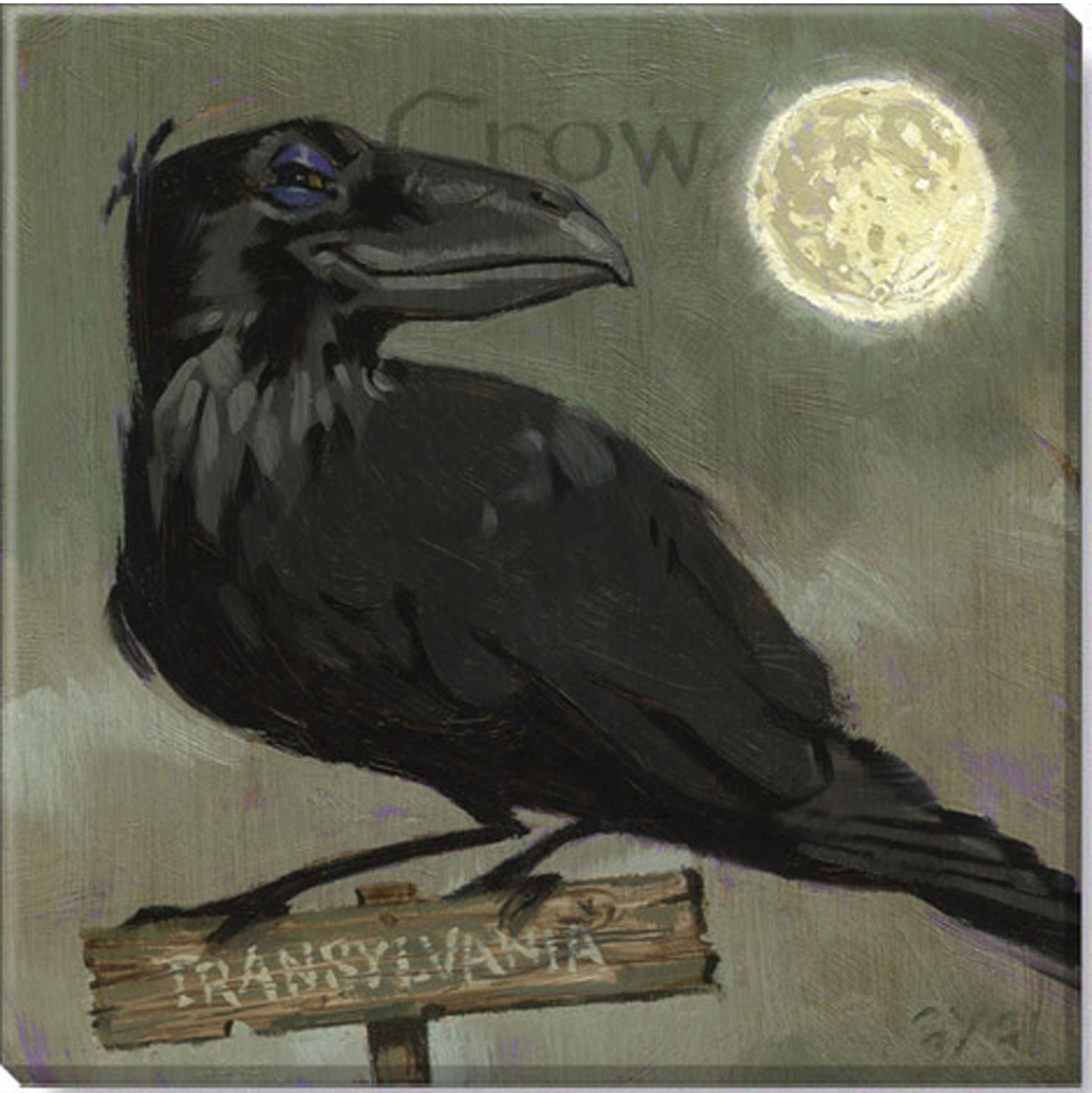 Darren Gygi Home Collection Crow Giclee by Darren Gygi - Wrapped Canvas ...