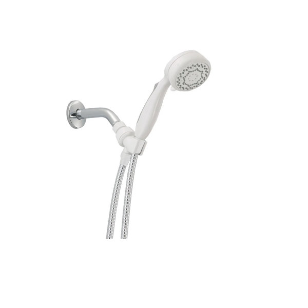 Delta 75701CWH 7-Spray Showerhead, White, 1.75 Gpm & Reviews - Wayfair ...