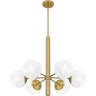 Ivy Bronx Fronton 6 - Light Dimmable Modern Linear Chandelier | Wayfair