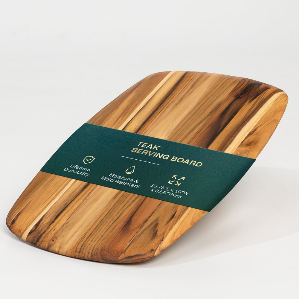 Millwood Pines Ashera Teak Wood Serving Tray & Reviews | Wayfair Millwood Pines Ashera Teak Wood Serving Tray & Reviews | Wayfair