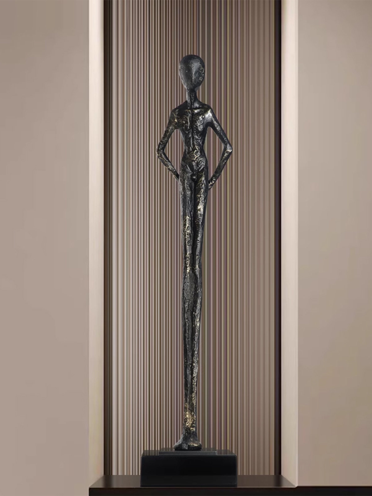 STONE DRAGON TILE ARTS LLC Modern creative welcome character sculpture ...