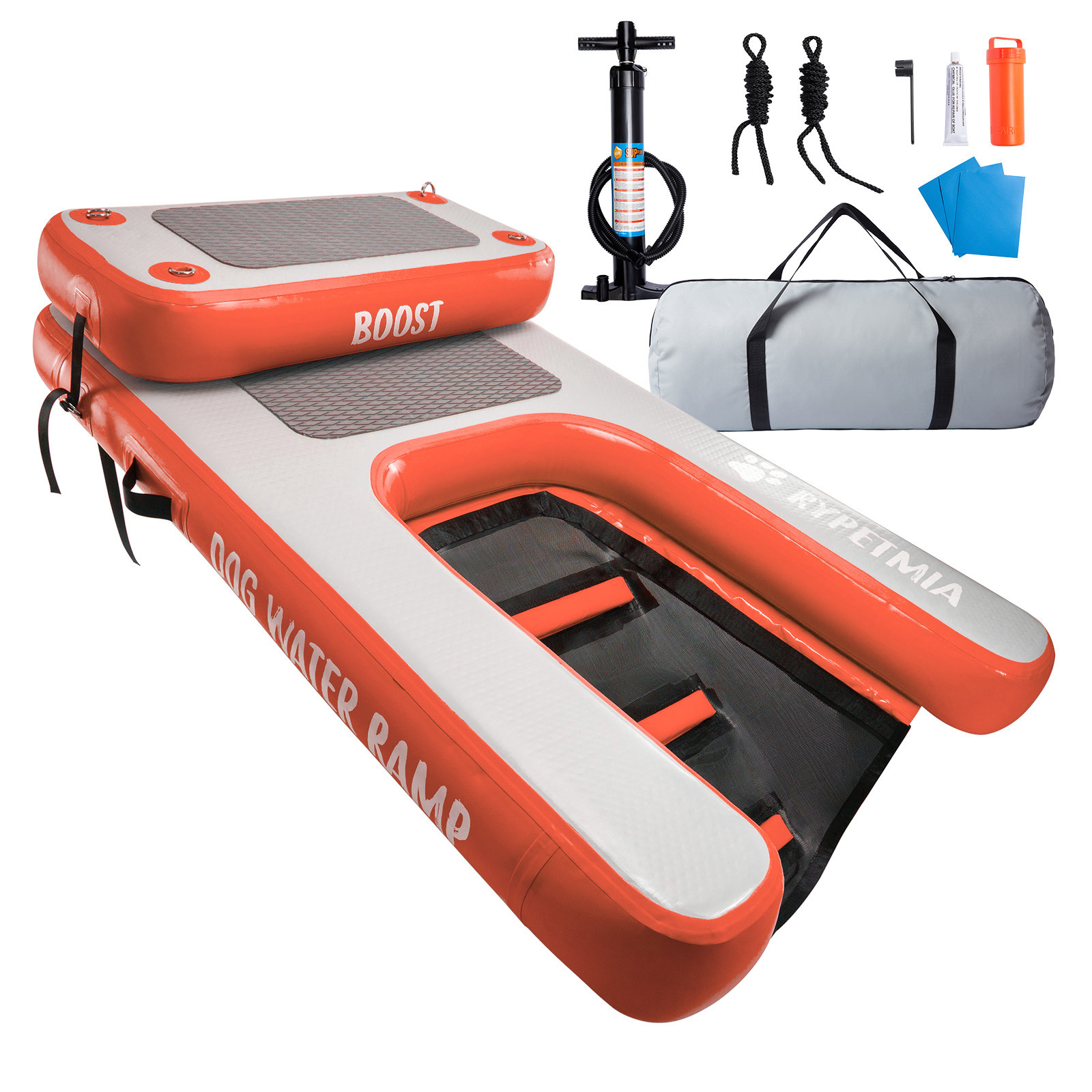 Tucker Murphy Pet™ Dog Water Ramp, Inflatable Dog Float Floating Ramp ...