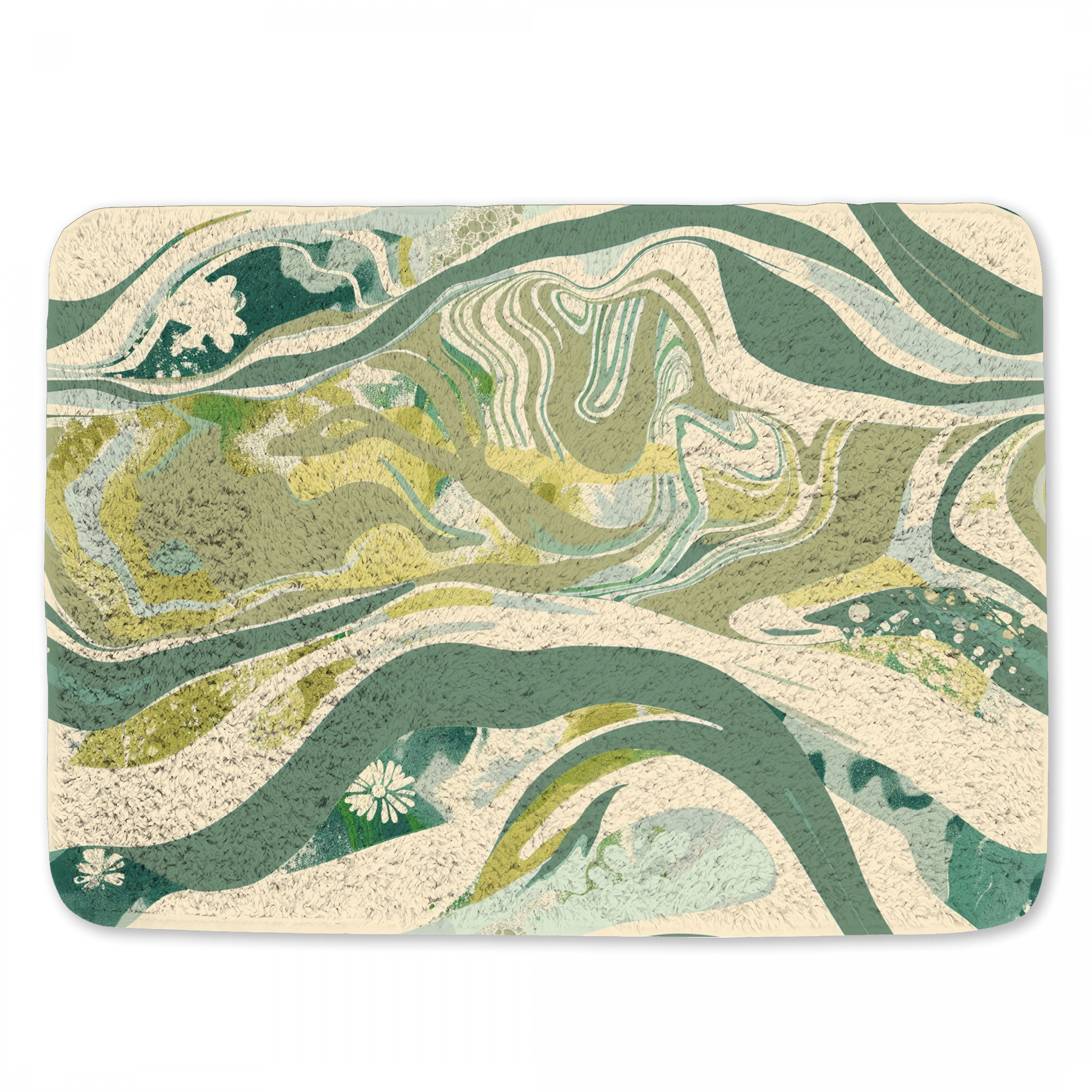 Dakota Fields Abstract Bath Mat Pattern Bathroom Decor Eclectic | Wayfair