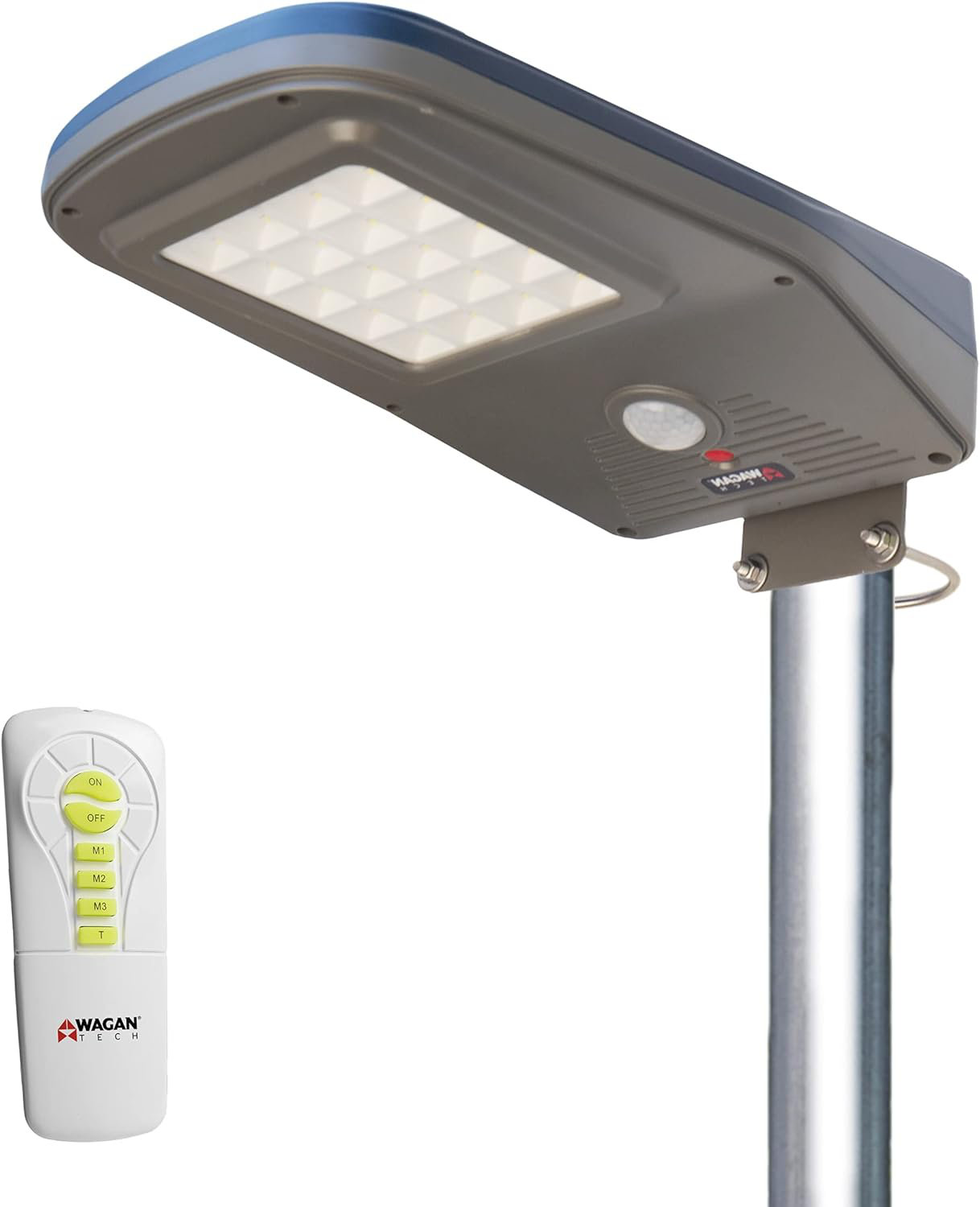Co-t Wagan EL8591 3000LM Solar-Powered LED Street Light With Motion ...