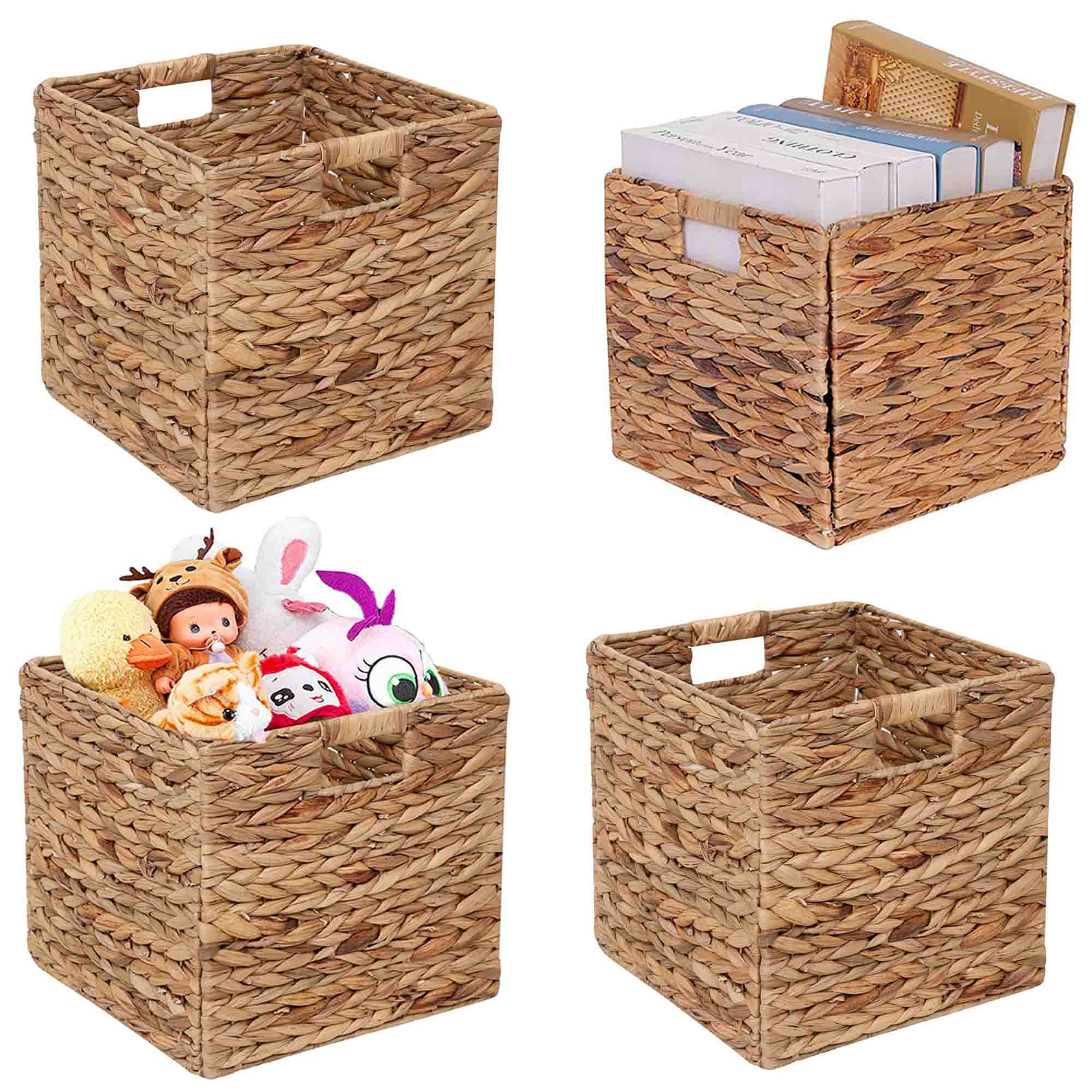 EMBRUP 4 Piece Wicker Storage Basket Set | Wayfair