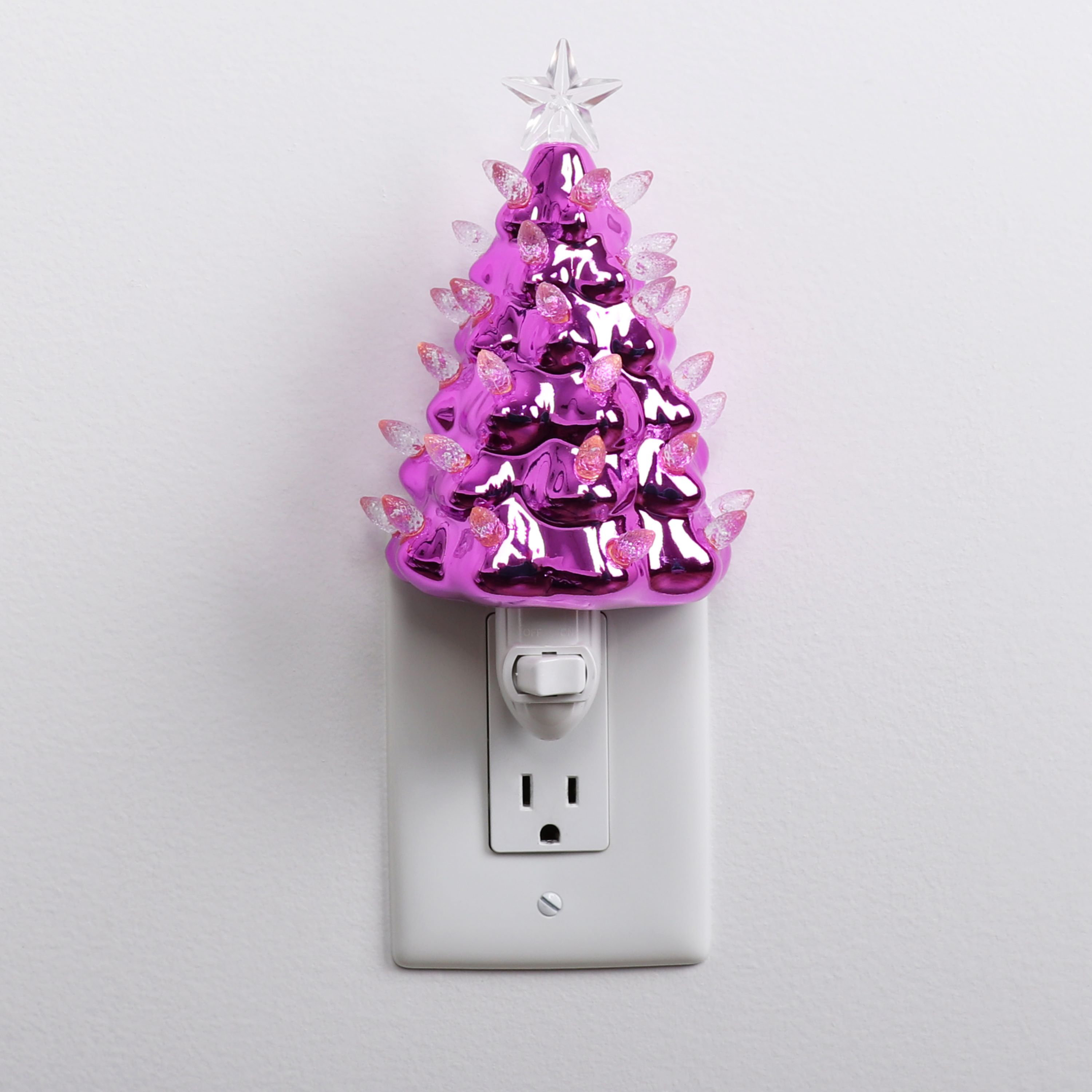 The Holiday Aisle® Christmas Lamp Night Light - Christmas Tree Night ...