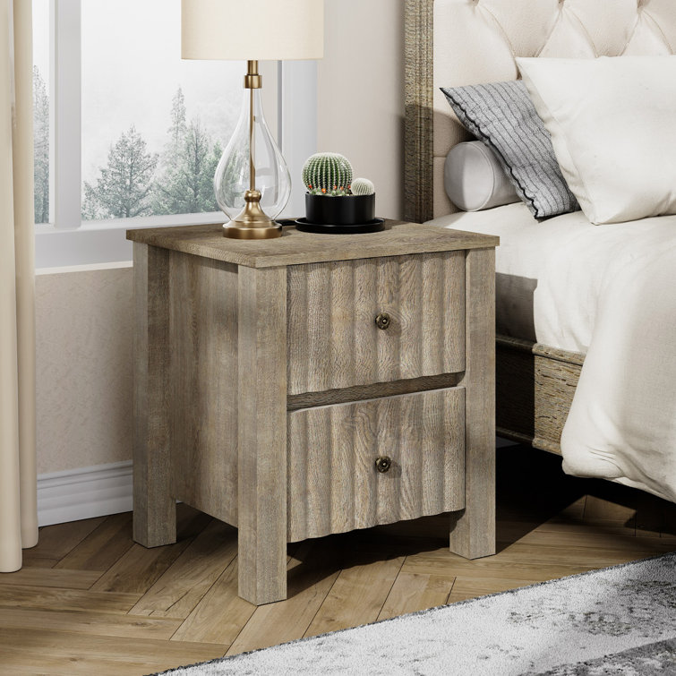 Gracie Oaks Jayvis 2 - Drawer End Table Set | Wayfair