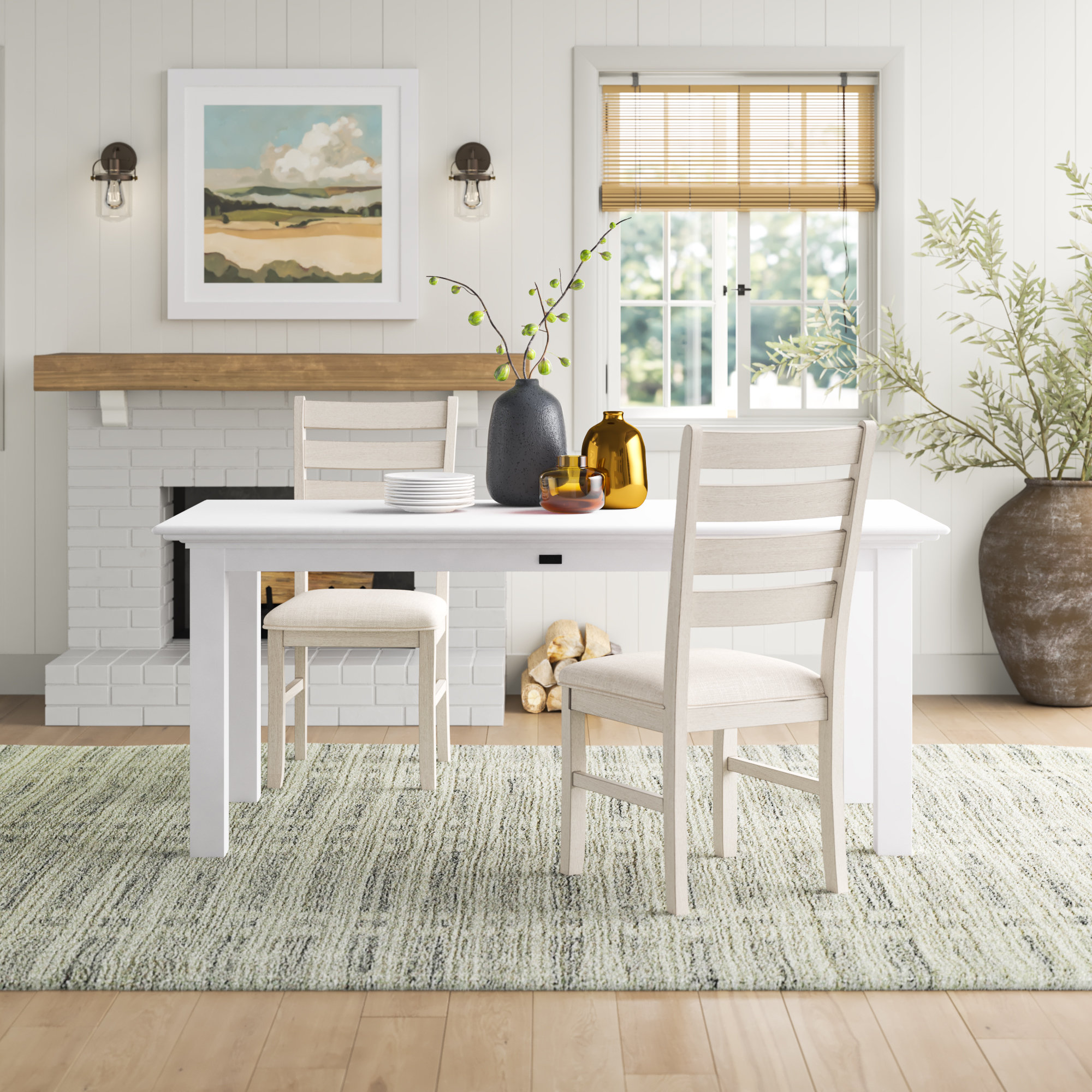 Lark Manor™ Angellique Mahogany Solid Wood Dining Table & Reviews | Wayfair