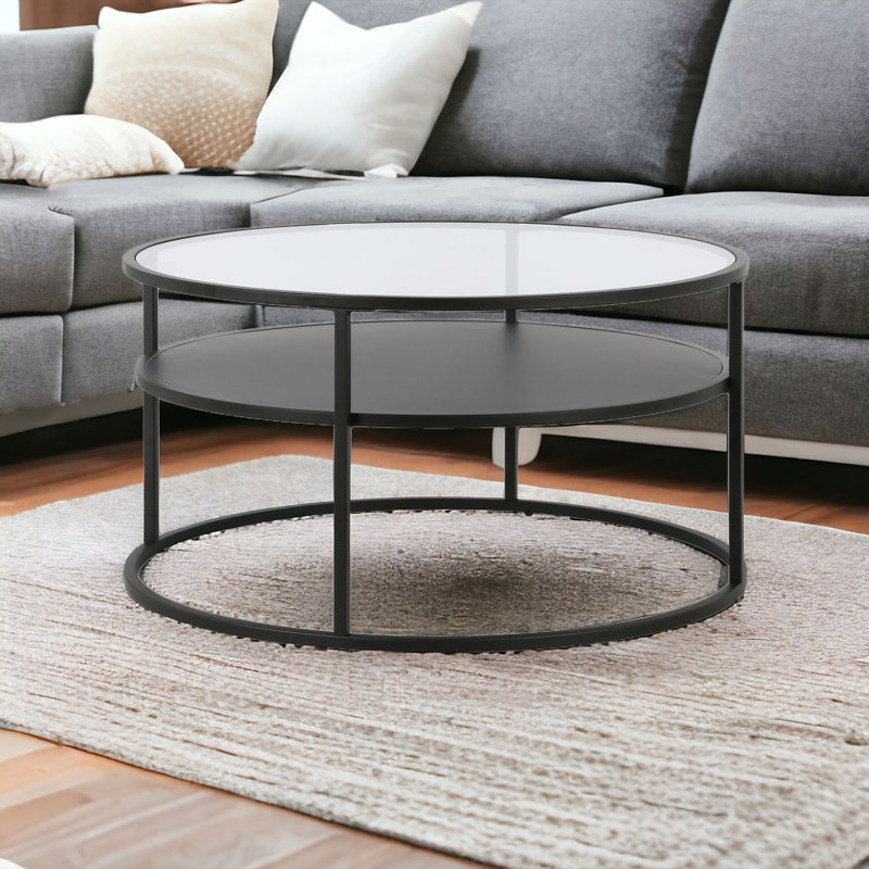 Latitude Run® Ada Frame Coffee Table with Storage | Wayfair