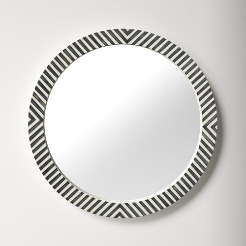 Medium Round Wall Mirrors You'll Love | Wayfair