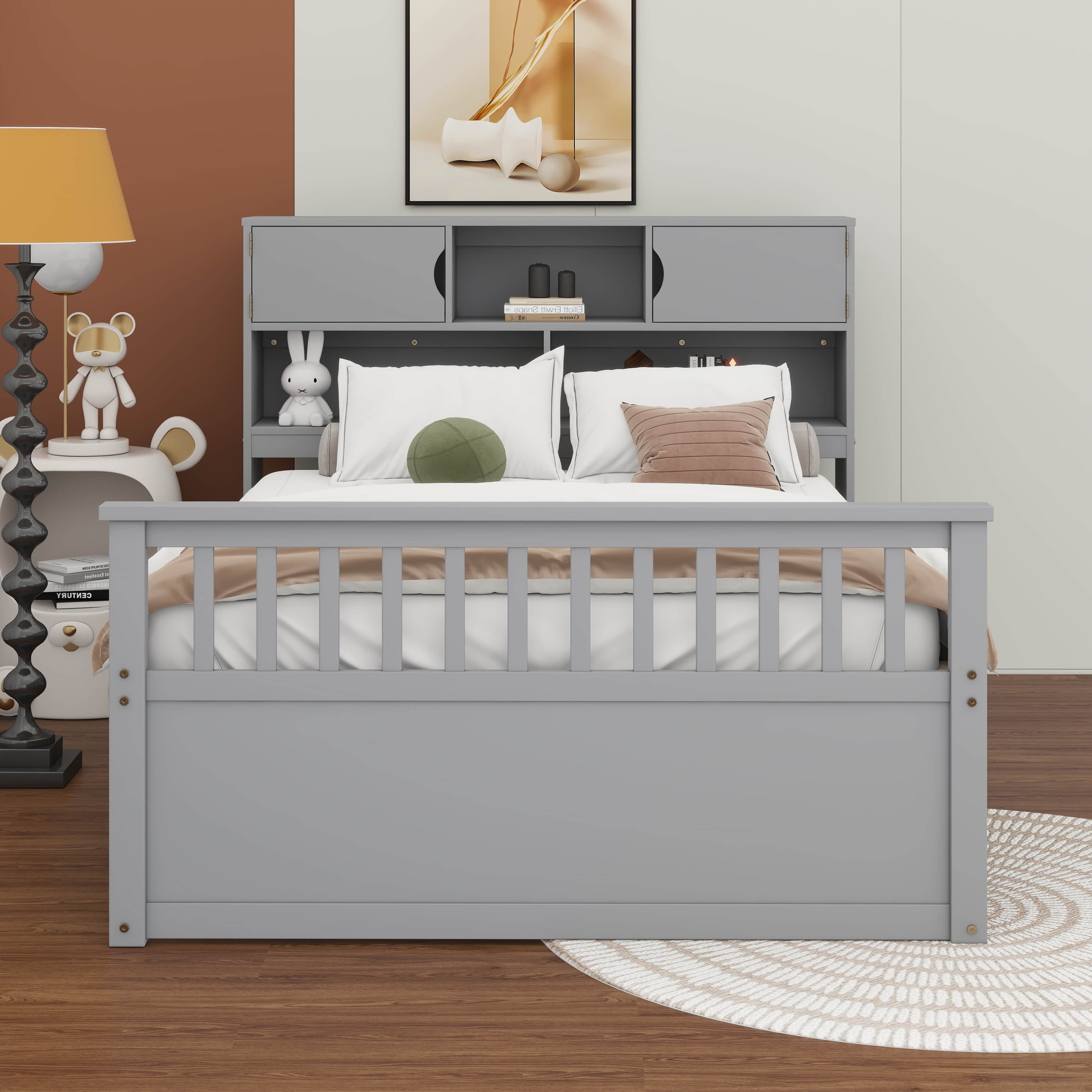 Ophelia & Co. Full Size Captain Platform Bed Frame With Storage ...