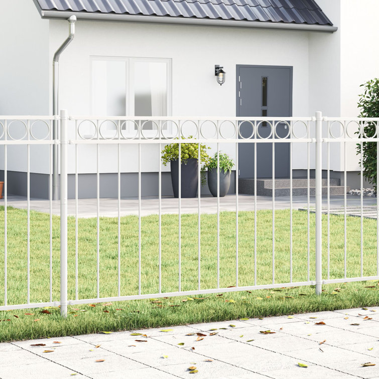 Dakota Fields 150cm H x 170cm W Metal Border Fencing | Wayfair.co.uk
