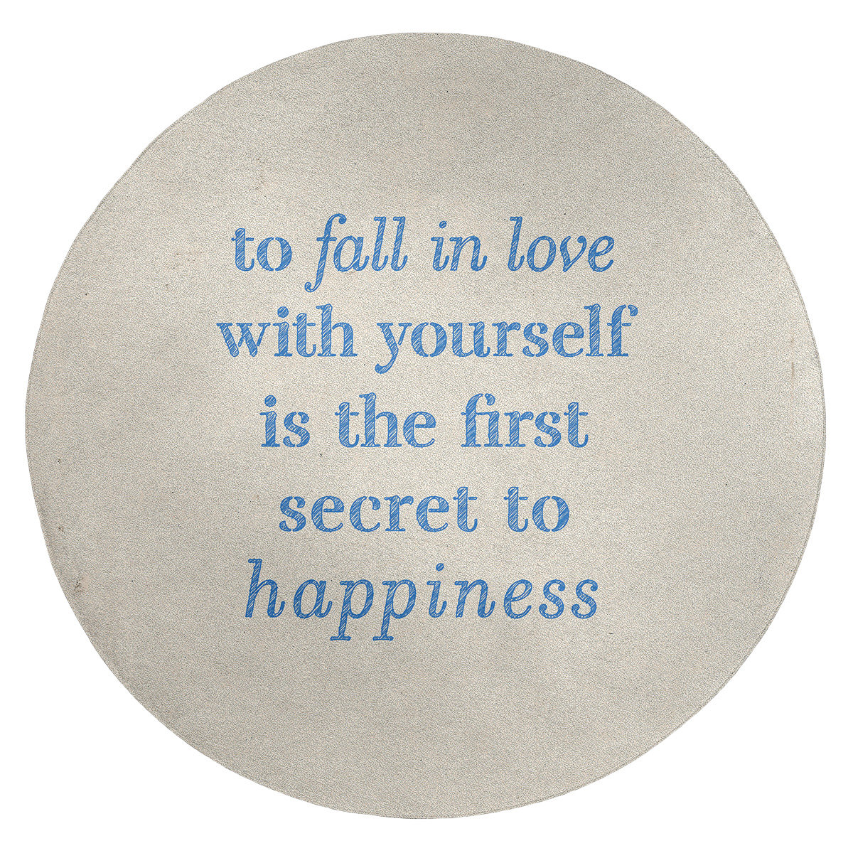 East Urban Home Quotes Handwritten Loving Yourself Quote Poly Chenille ...