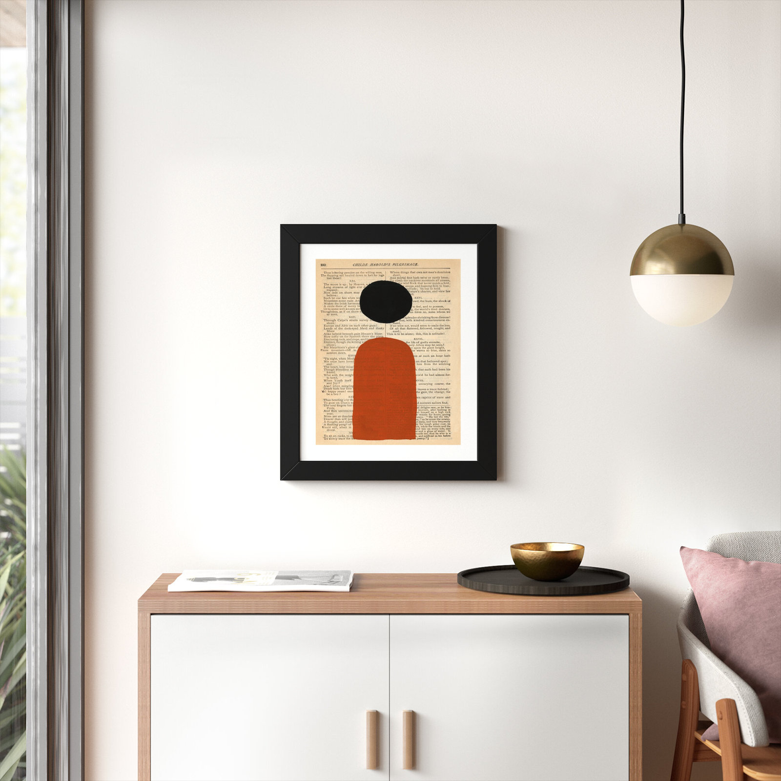 Wade Logan® Modern Prose VII By W. Stramel Wood Framed Wall Art Print ...