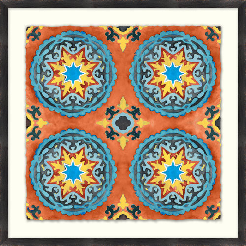 Wendover Art Group Four Corner Pattern 9 Print | Perigold