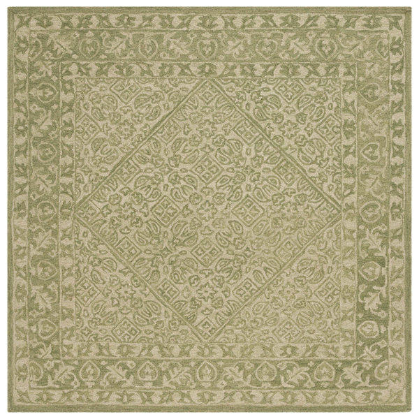 Green Square Area Rugs You'll Love | Wayfair