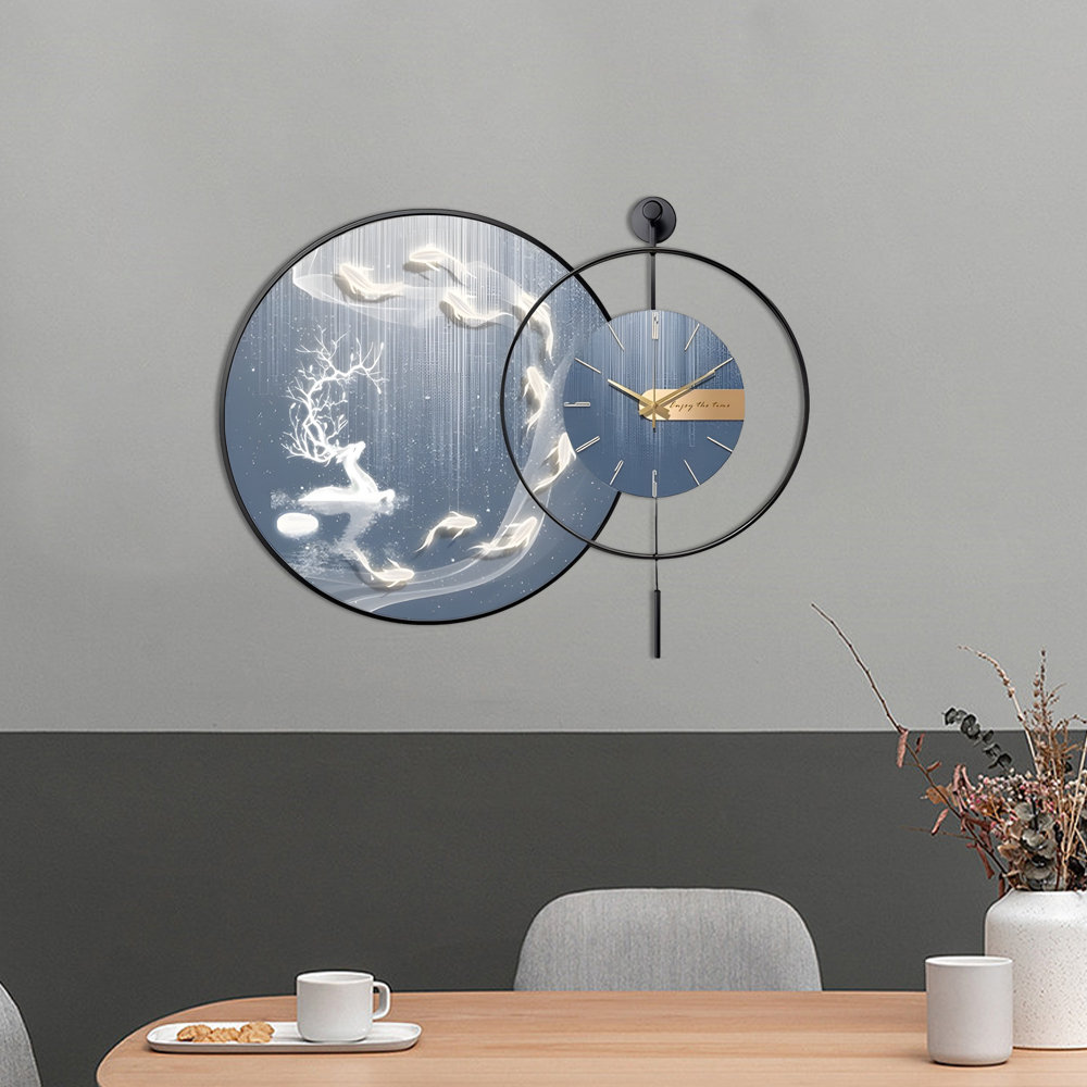 21 Tech Solutions Aluminium Alloy Wall Clock | Wayfair