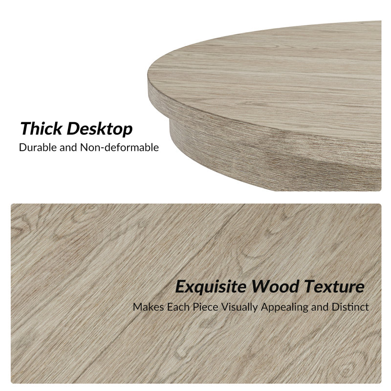 Red Barrel Studio® Suheyla Transitional Extendable Dining Table With ...